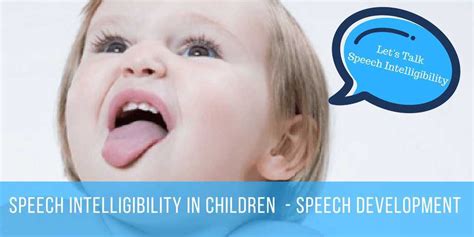 What Is Speech Intelligibility SpeechNet Speech Pathology
