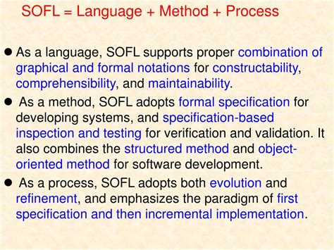 Ppt Formal Engineering Methods For Software Development An