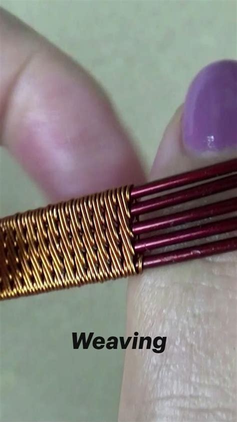 Mini Tutorial Wire Weaving With Five Base Wires Tutorial For Beginners Artofit