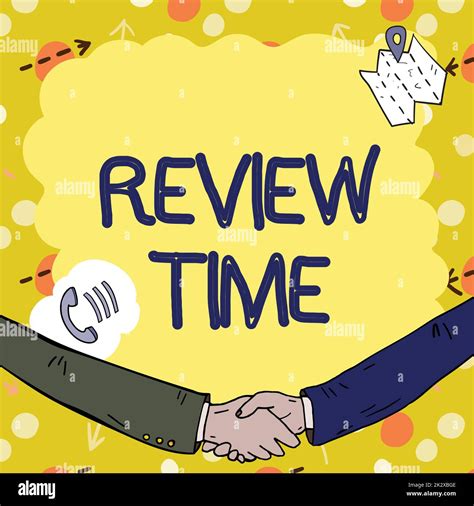 Handwriting Text Review Time Concept Meaning Situation Or System Its