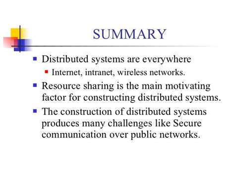 Distributed Systems