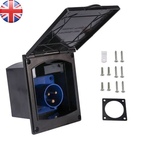 16a External Hook Up Plug Main Inlet Socket Kit 230v For Rv Camper Caravans £1715 Picclick Uk