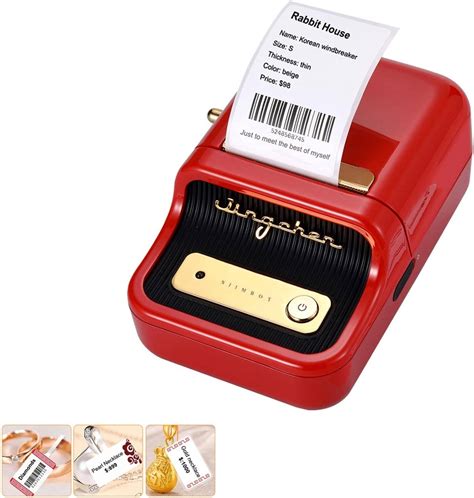 Eacam Sticker Maker Label Printer Portable Wireless Bt Thermal Label Maker Sticker Printer With
