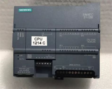 Siemens Simatic S7 1200 Cpu 1214c Dc Dc Dc Module 6es7214 1ag40 0xb0 £241 75 Picclick Uk