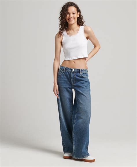 Superdry Baggy Jeans Dames Jeans Voor Dames