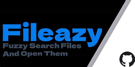 GitHub TRC Loop Fileazy A Fuzzy Search Cli Tool Which Also Opens The Found Files With