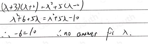 Solved Solve the equation for λ lambda using area models first lambda lambda