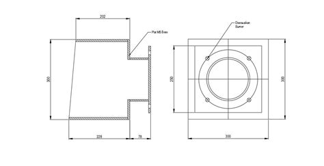 Burner Port Of Incinerator Design In Detail AutoCAD D Drawing Dwg File CAD File Cadbull