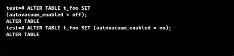 Postgres Disable Autovacuum Globally Guide