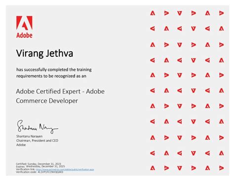 Virang Jethva On Linkedin Adobecommerce Certificationachievement