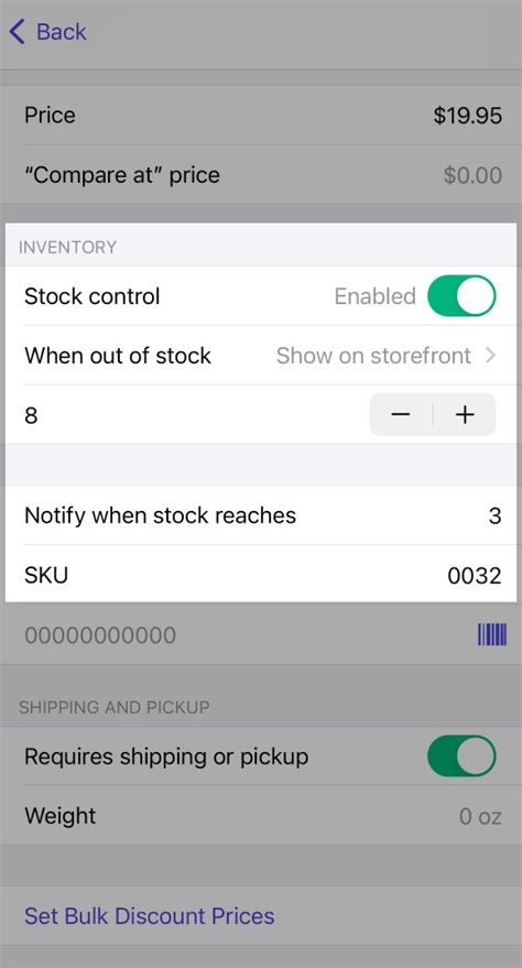 Tracking Stock For Products With Options Ecwid Help Center