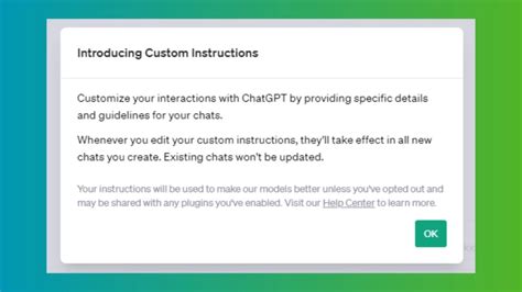 ChatGPT Custom Instructions Now For ChatGPTs Free Users