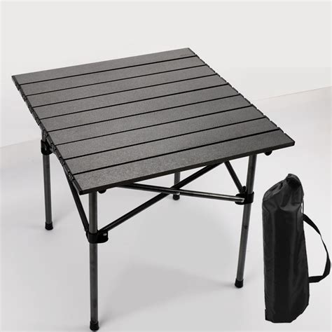 ช้อป โต๊ะแคมป์ปิ้งพับได้ พกพา แบบสี่เหลี่ยม ขนาด 53x51x50 Cm Simply Select Thailand