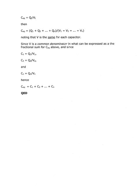 Capacitors In Series Formula Derivation At Chris Colon Blog