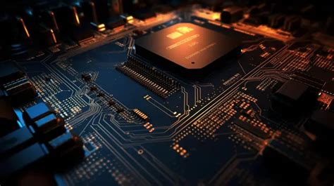 개념적 중앙 처리 장치 미래형 회로 기판 기술 렌더링 마더보드 전자 부품 마이크로프로세서 배경 일러스트 및 사진 무료 다운로드 Pngtree