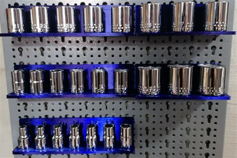 Držák na ořechy 1/2" gola sady pro děrovanou stěnu Mars - wrench holder ...