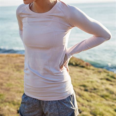 国内现货lululemon Swiftly Tech Long Sleeve长袖运动T恤瑜伽服 虎窝淘