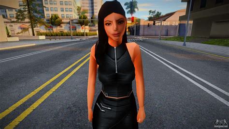Girl In A Skirt 2 For Gta San Andreas
