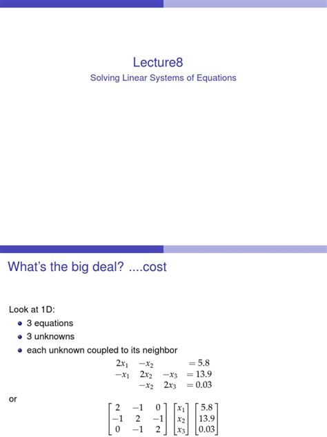 Pdf Chapter 8 Solving Linear Systems Of Equations Dokumentips