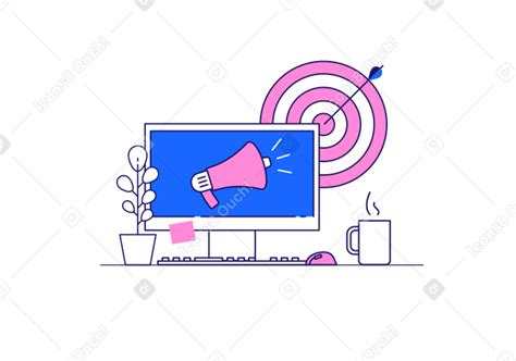 타겟 마케팅 및 프로모션 발표 Png Svg