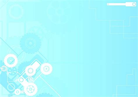Technological Clockwork Blue Background Concept Corner Backdrop Vector