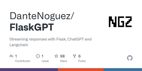 Github Dantenoguezflaskgpt Streaming Responses With Flask Chatgpt And Langchain