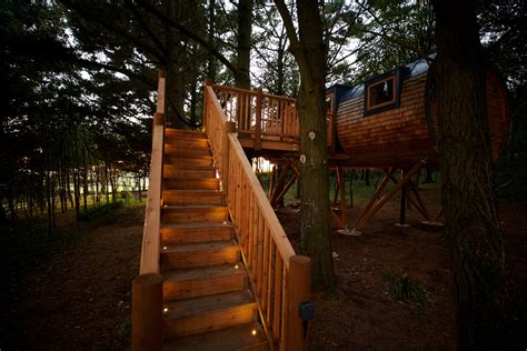 Bedroom Treehouse With Sea Views Ideal For Couples The Loft Sleeps Pickwell Manor
