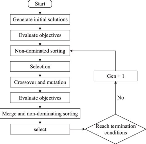 the processing steps of nsga ii download scientific diagram