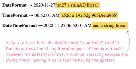 Using String Literals In Date Time Formatting In Lucee Cfml 53747