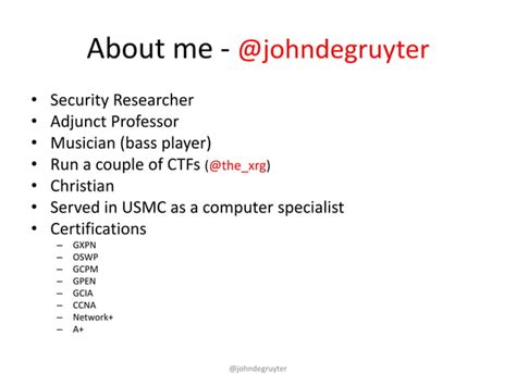 introduction to linux exploit development ppt