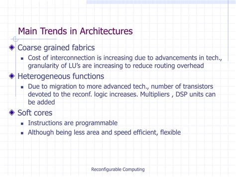 ppt reconfigurable computing powerpoint presentation free download
