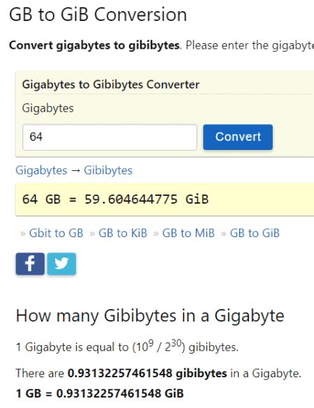 15 Best Free Online Gb To Gib Converter Websites