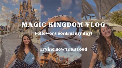 Magic Kingdom Day Trying New Tron Food Snacks And More You Guys