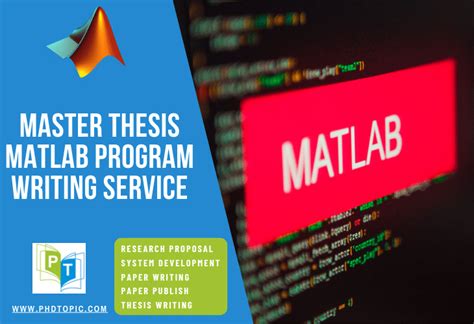 Matlab Thesis Matlab Program Writing Service Help