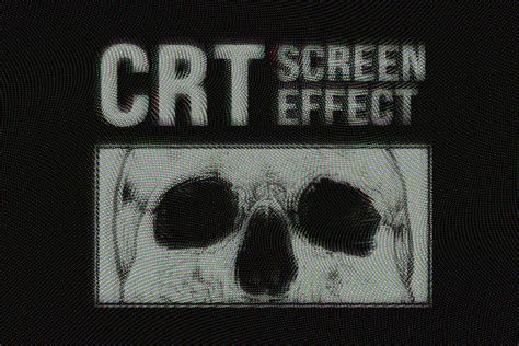 Crt Screen Monitor Effect Design Cuts