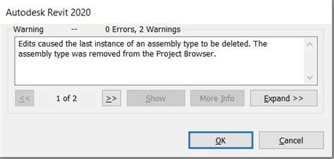 Suppress Warning After Finish Assembly Edit Autodesk Community