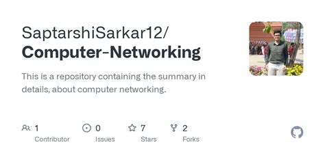 Github Saptarshisarkar Computer Networking This Is A Repository Containing The Summary In