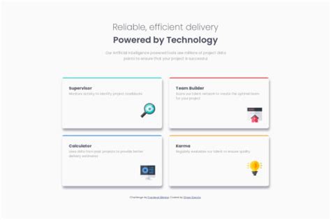 Frontend Mentor Responsive Landing Page Use Grid And Flex Coding Challenge Solution