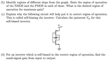 Plot Vout V S Vin As Vin Is Varied From 0V To 2V Chegg Com