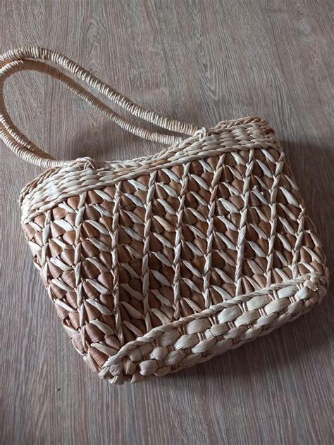 Дамска чанта за плаж с Копринка • Olx Bg