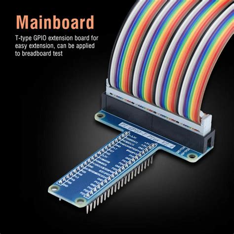 T Gpio Breakout Expansion Board 40 Pin Ribbon Cable For Raspberry Pi 2b 3b B £6 18 Picclick Uk