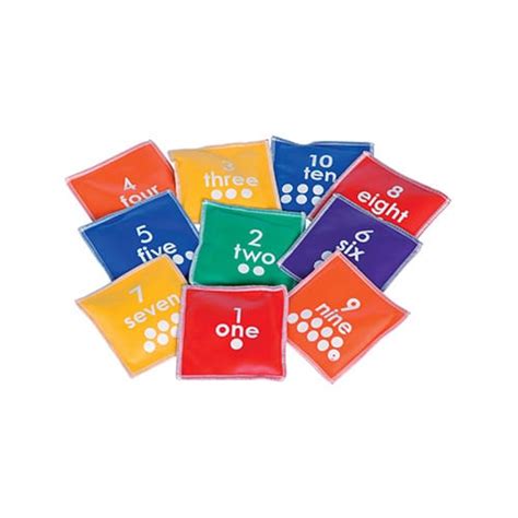 Number Bean Bag Set By Hart Sport Special Needs Resources