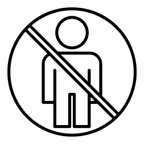 Restricted Area Icon Style 20879157 Vector Art At Vecteezy Restricted Area Icon Style 20879157 Vector Art At Vecteezy