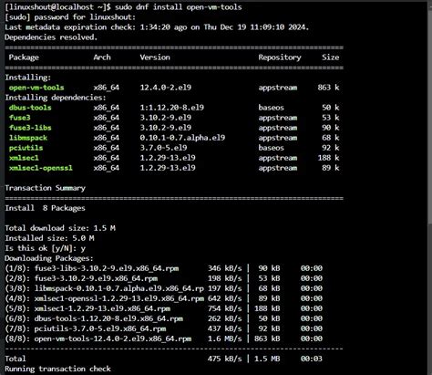 How To Install Vmware Tools On Almalinux 9 Or Rocky Linux Linuxshout