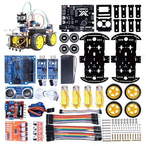 Arduino Uno R3 4wd Smart Robot Car Kit Learning Stem Codeing Program