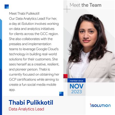 Isolution On Linkedin Dataanalyticslead Meetourteam