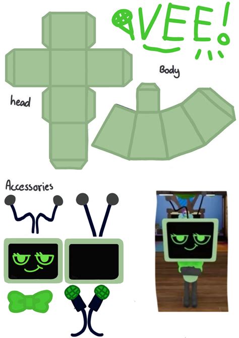 Vee Papercraft By Scraps Ofc Em 2025 Modelo De Boneca De Papel Brinquedos De Papel