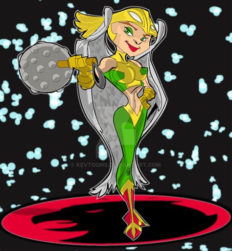 Hawk Girl By Kevtoons On Deviantart