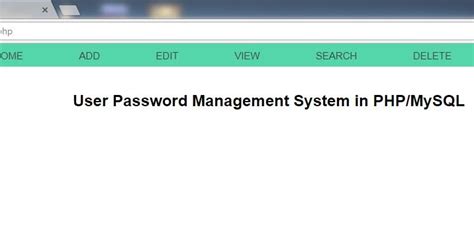 Free Programming Source Codes And Computer Programming Tutorials User Password Management