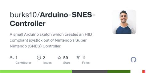 Github Burks10arduino Snes Controller A Small Arduino Sketch Which Creates An Hid Compliant